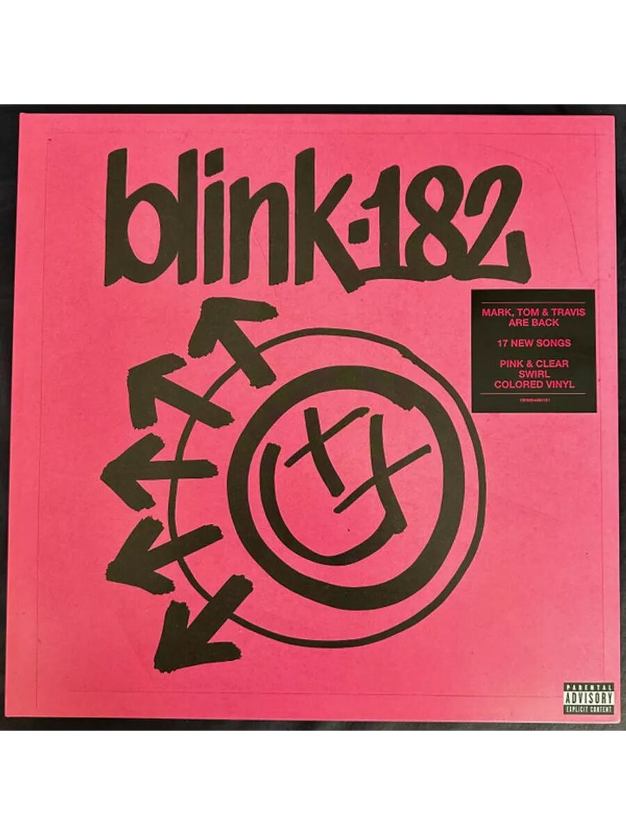 Blink-182 - One More Time Pink Clear Swirl Vinyl