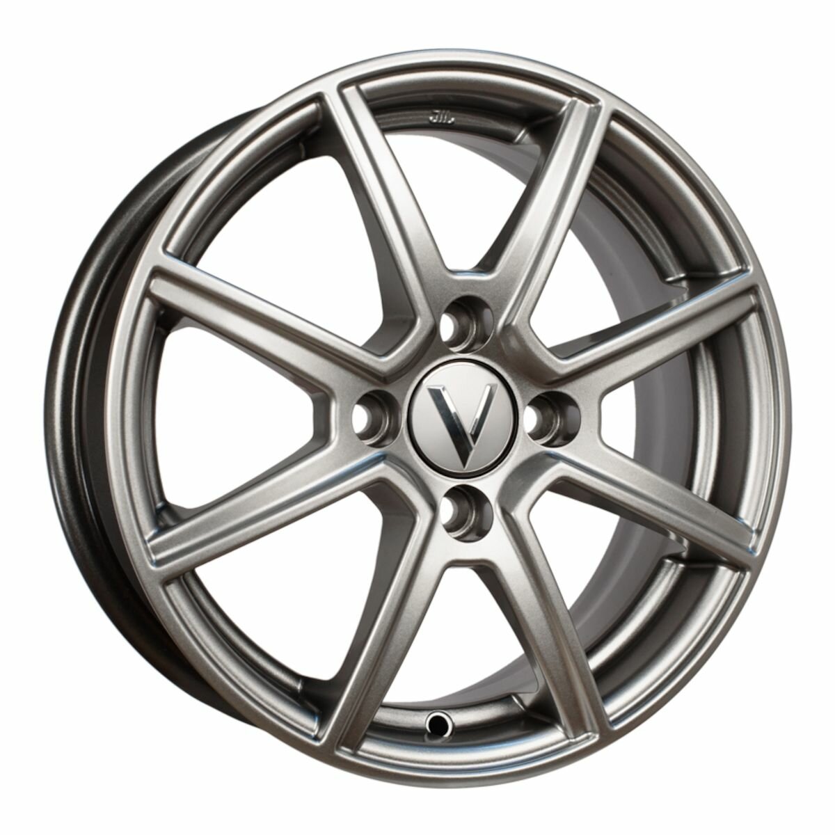 Диск автомобильный литой Вектор К101 14x5.5 4x100 et43 dia60.1 Сильвер S