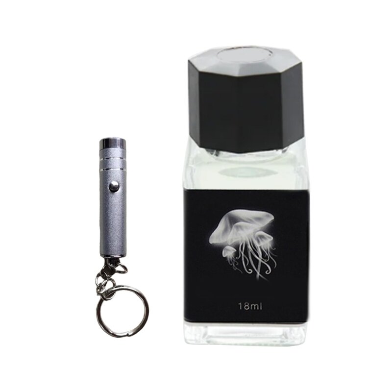 Невидимые Исчезающие Чернила с ультрафиолетовым Излучением Невидимые Чернила Флуоресцентные Чернила Канцелярский Подарок для Перьевой Стеклянной Ручки Dip Pen