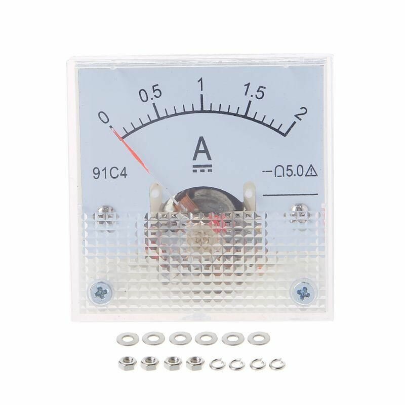 Аналоговый амперметр постоянного тока 91C4, 2A