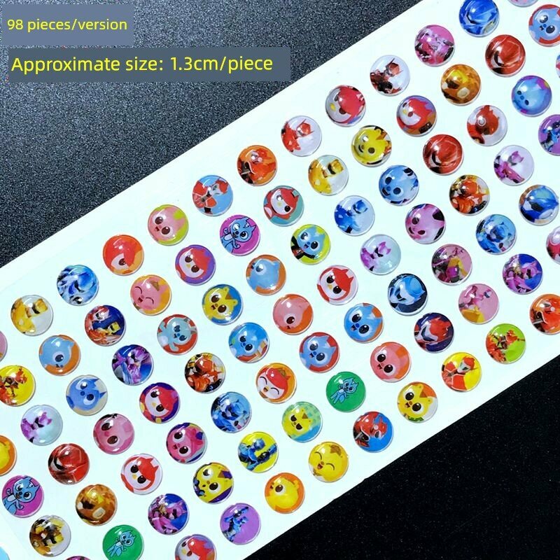 Набор наклеек с кристаллами Minion Agents с 98 бриллиантами круглой формы для детей