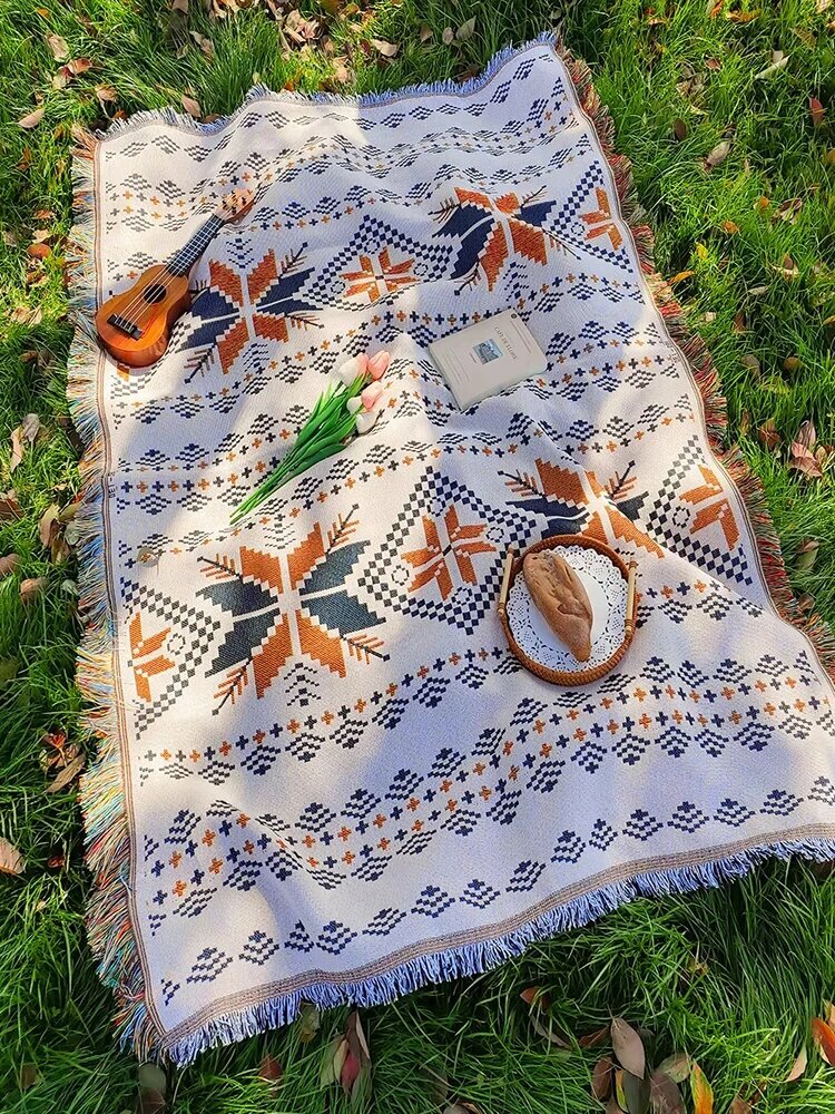 Пикник коврик 90x90cn, Кленовый лист