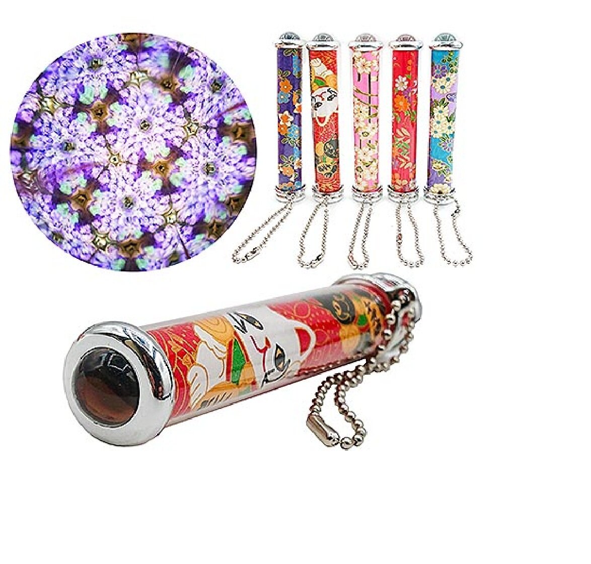 Калейдоскоп " KWELT " Цветы 11 см * 2 см, цвет ассорти, 1 штука