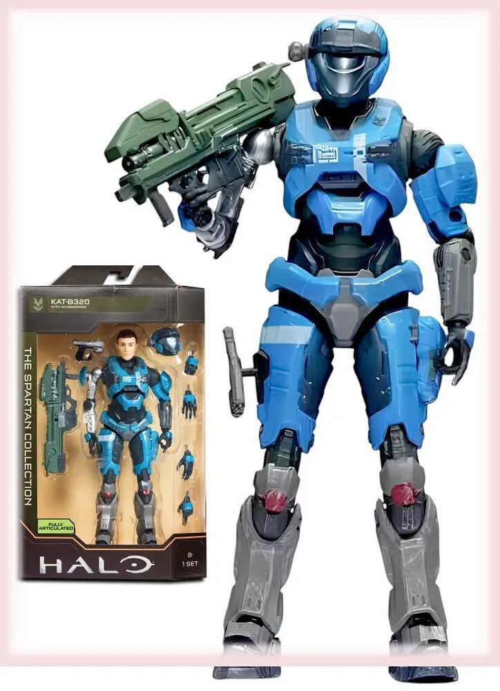 Фигурка Хало Спартанец Капитан-лейтенант Кэтрин / Halo The Spartan Collection Kat-B320 (16.5см)