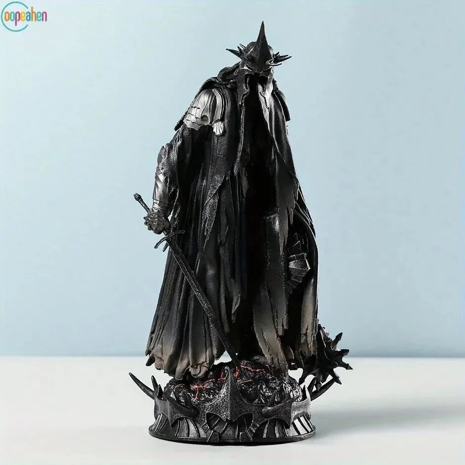 Фигурка The Lord of the Rings Angmar Witch King из ABS пластика и ПВХ для коллекционеров, фигура в стиле фэнтези, на подставке
