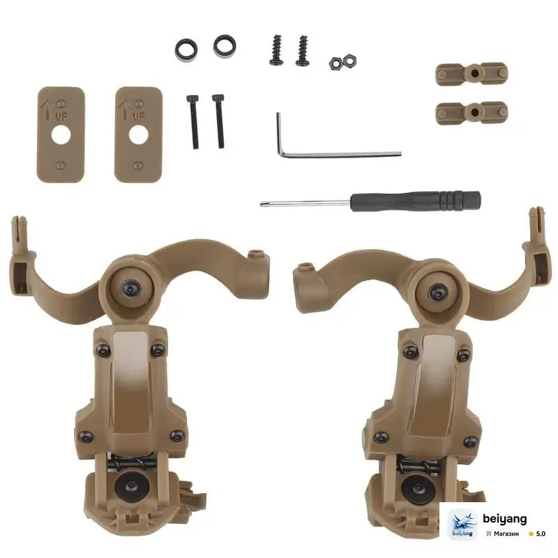 Тактическое крепление Earmor для наушников на шлем OPS Core и Team Wendy