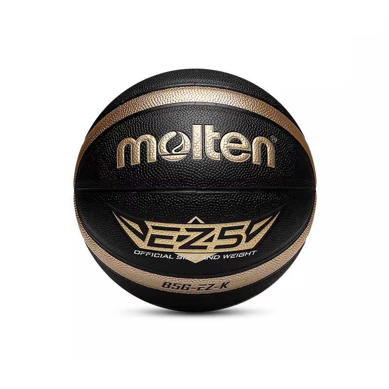 Баскетбольный мяч унисекс Molten PU Black Gold 5/6/Размер 7, версия для материкового Китая, размер S EU