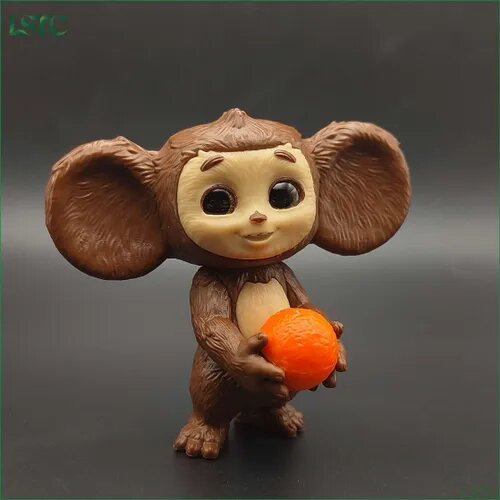 Фигурка чебурашка с апельсином (№2) коллекционная. Игрушка Вкусно и точка
