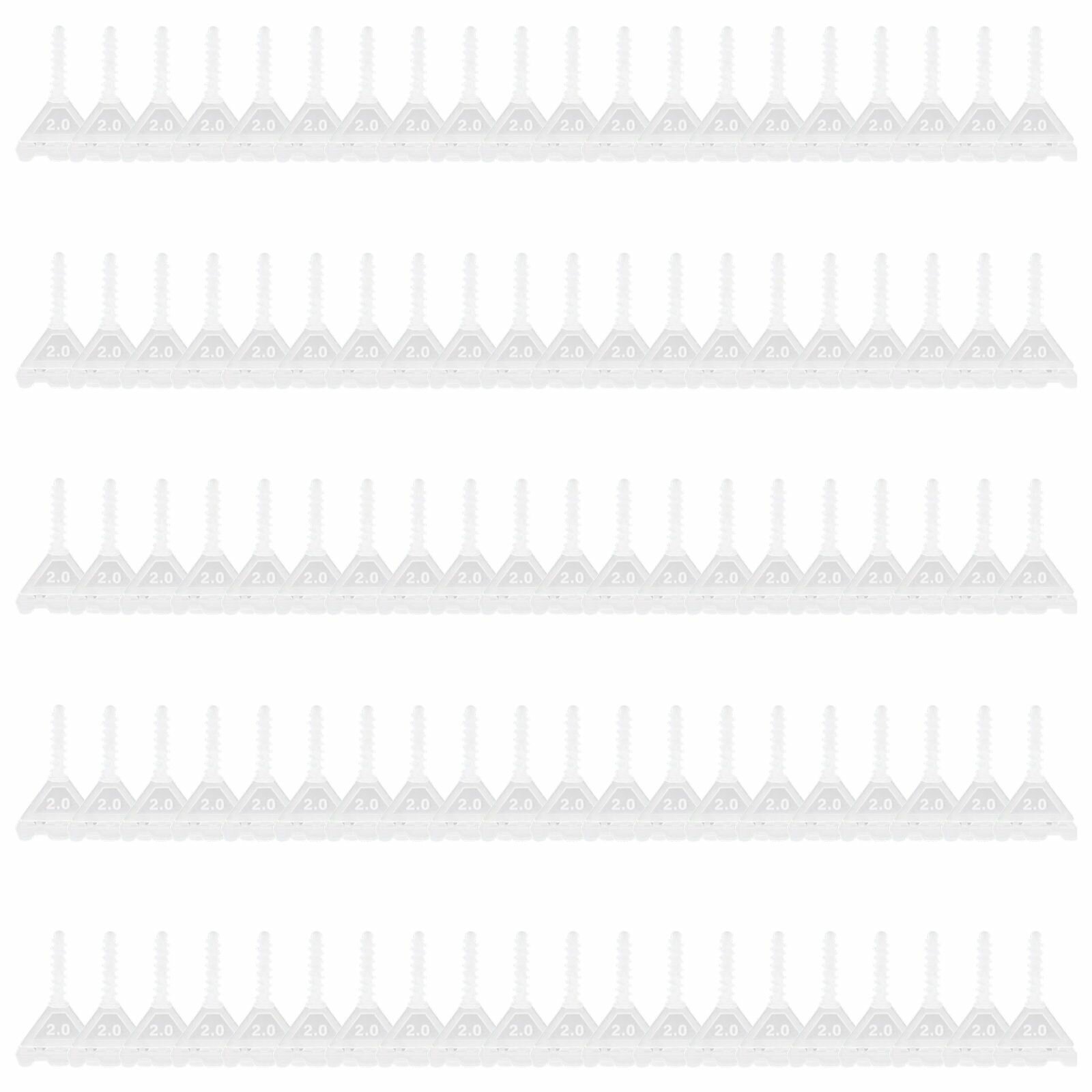 100 шт Спиральные клипсы и распорки для выравнивания керамической плитки крепление стен пола