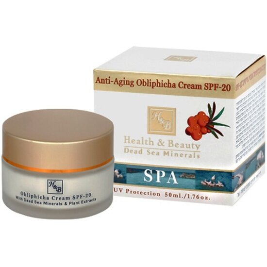 Крем для лица Health&beauty Антивозрастной облепиховый SPF-20, 50 мл