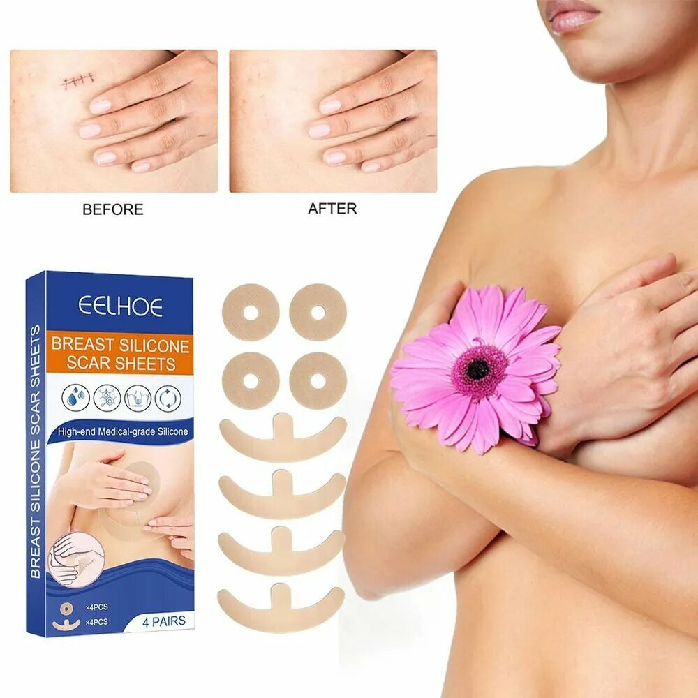 Силиконовые пластыри для коррекции послеоперационных рубцов на груди