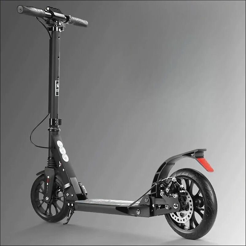 Самокат Скутер E, черный-