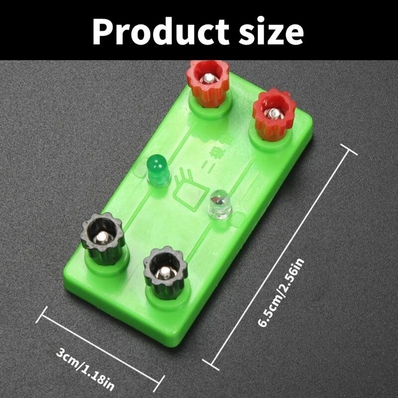 Эксперимент по физике эксперимент с электроэнергией со светодиодным светом диодов для учителя