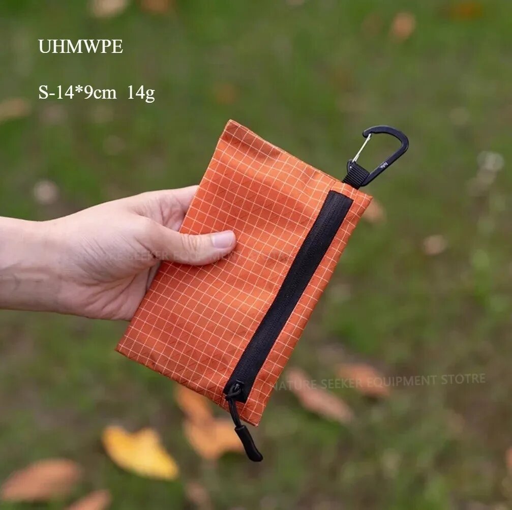 Оранжевый кошелек-кардхолдер UHMWPE S-14*9см