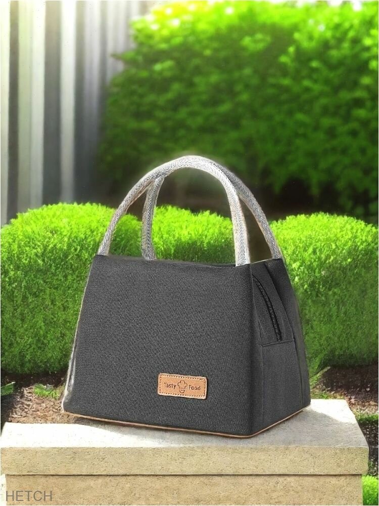 Термосумка для ланч-бокса, Tasty черный / сумка для обеда и пикника, 6 литров