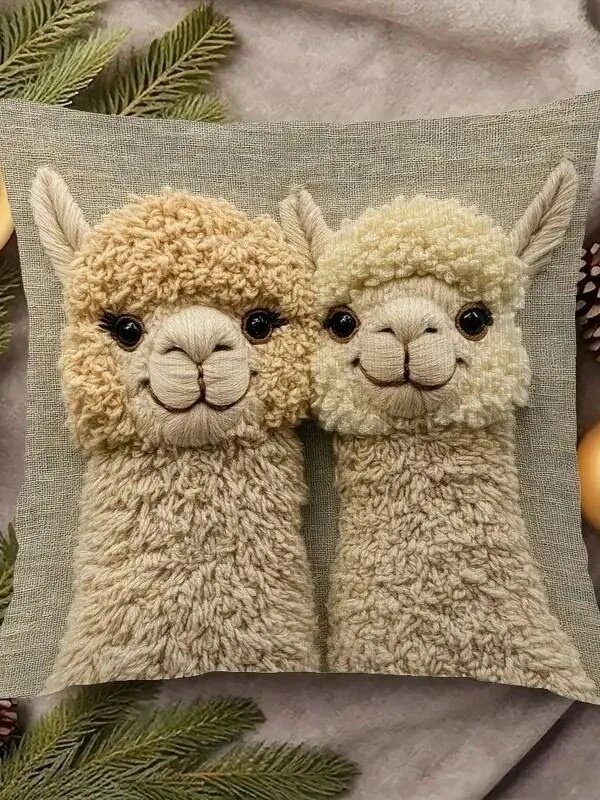 Наволочка, Махровая ткань, 45x45 см 1шт