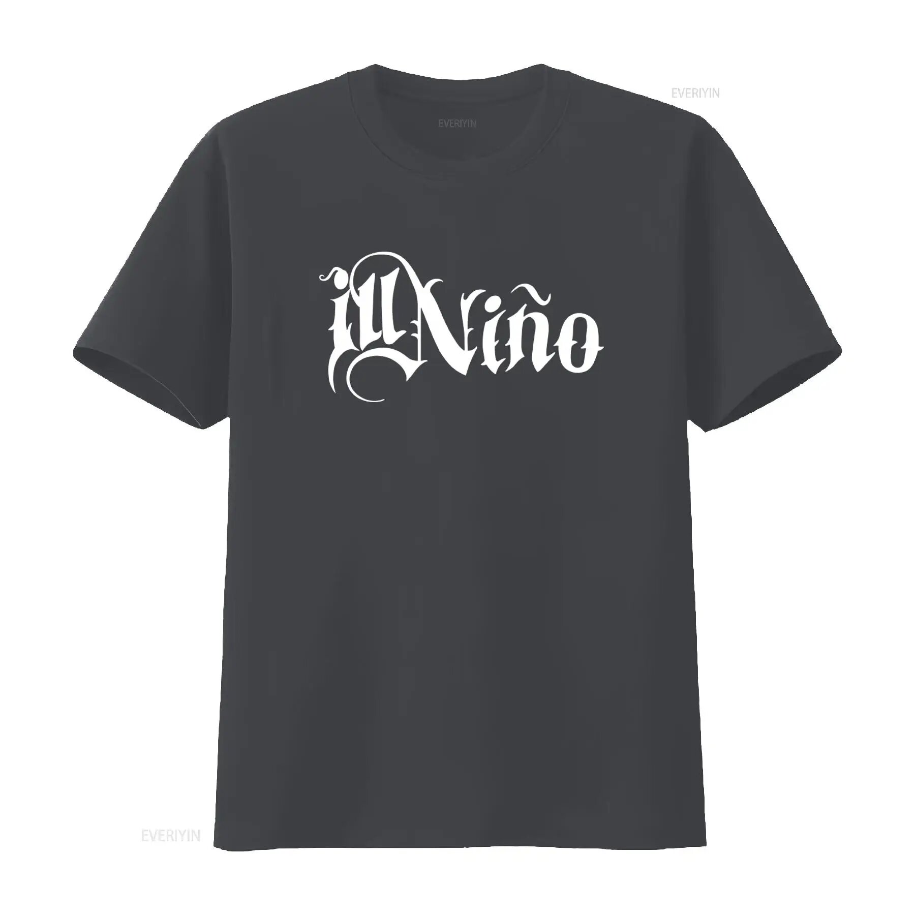 Футболка Ill Nino T5IM Готическая мужская хлопковая Черный, XXL, DarkGray
