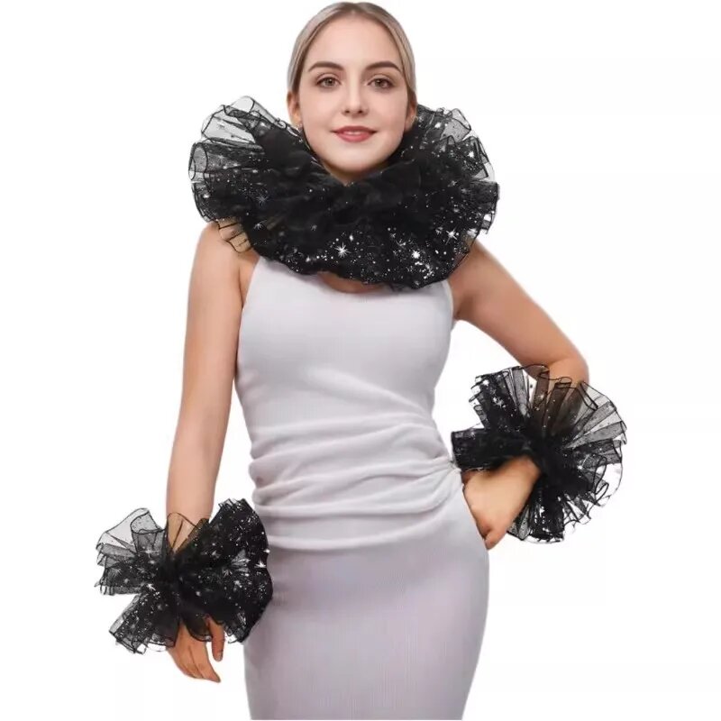 Розовый сетчатый костюм ведьмы Черный, черный