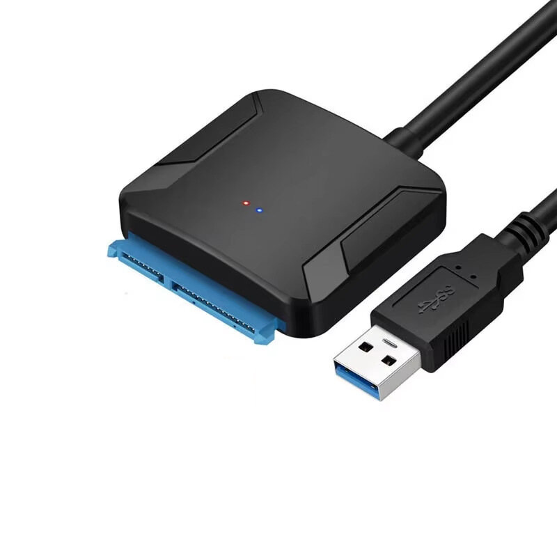 Высокоскоростной кабель-адаптер SATA — USB 3.0 для 2,5/3,5-дюймовых жестких дисков и SSD-накопителей.