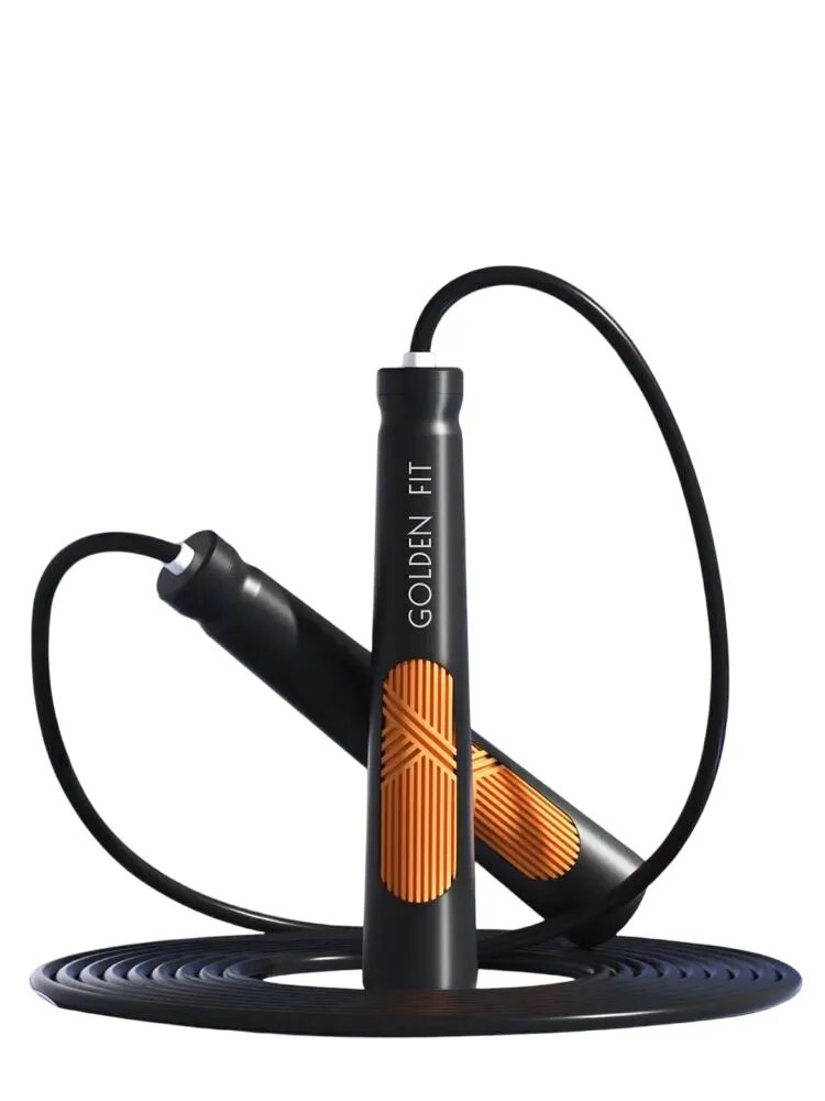 XXL Скакалка. Удлиненный трос 3,5м. Черная, Черный