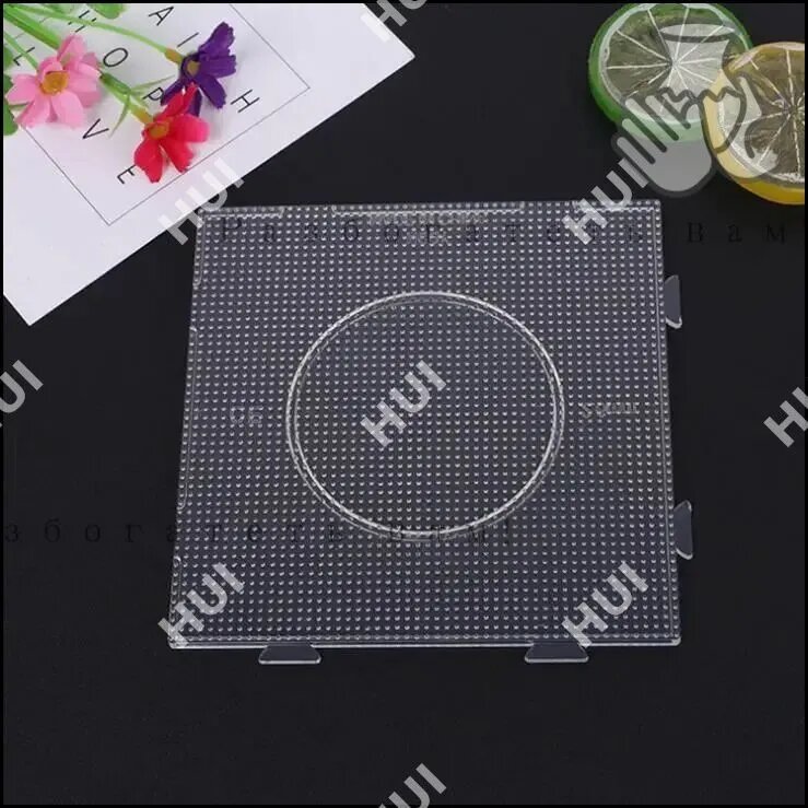 2.6mm Основа Для Термомозаики Круг, 1 Шт, Прозрачный, 5+ Лет