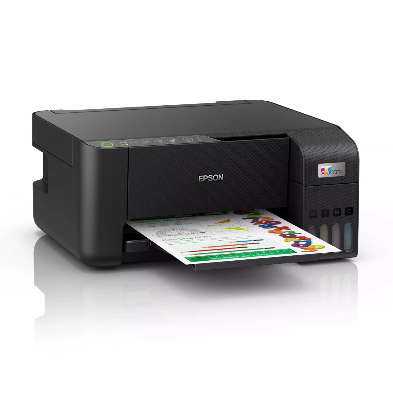 МФУ струйное Epson L3250 цветная печать, A4, 5760x1440 dpi, ч/б - 10 стр/мин (А4), USB Type-A, Wi-Fi, СНПЧ