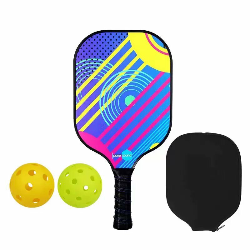 Ракетка Pickleball из углеродного волокна, стекловолокна, ПП, сотовая школьная курса, тренировочные соревнования,