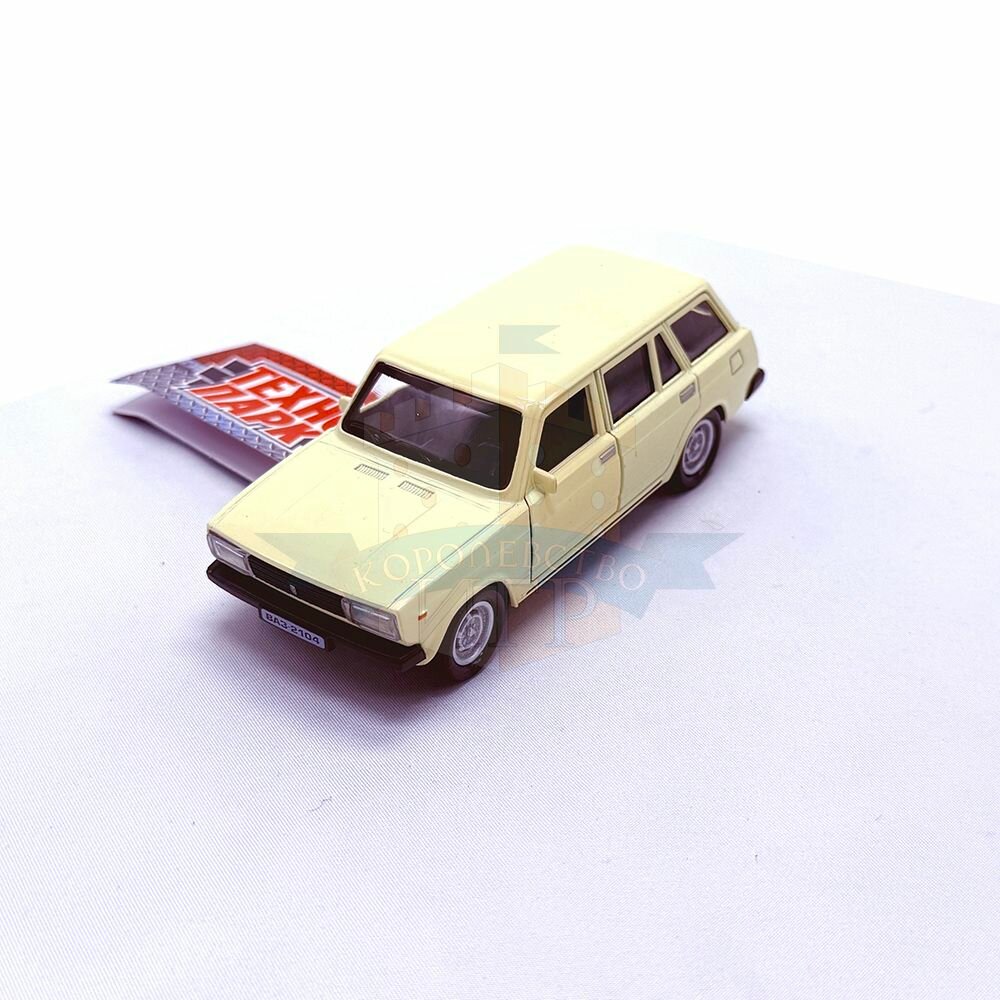 Машинка Технопарк ВАЗ 2104, бежевый, арт. LADA210406-12DB12-MIX