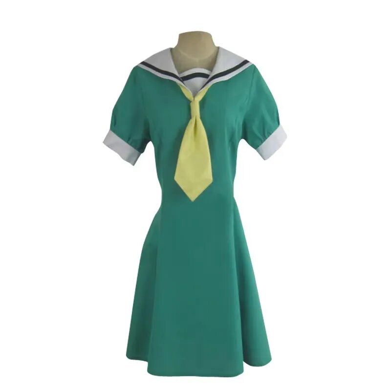Косплей костюм Hojo Satoko зеленый, Color: men