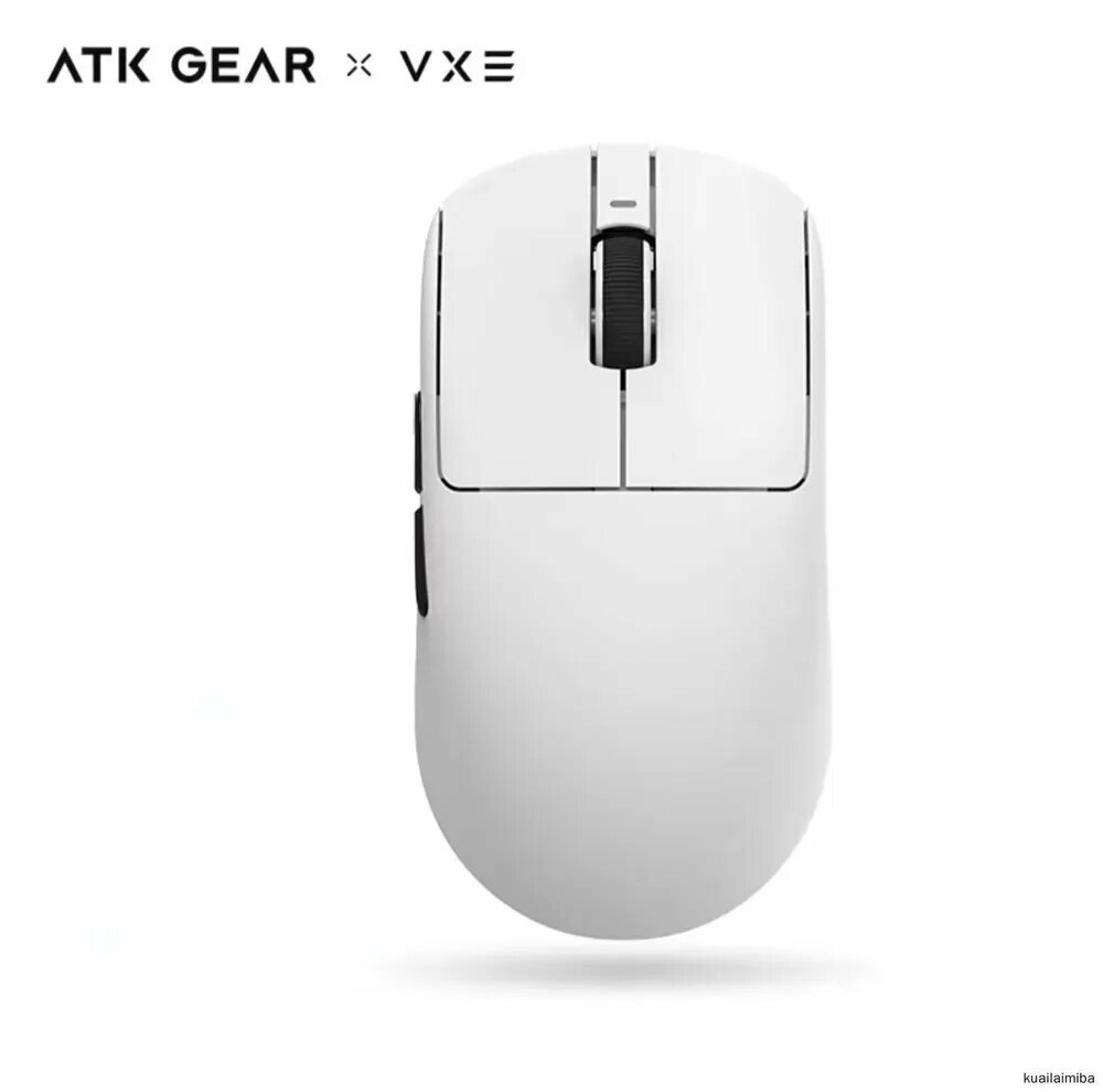 Игровая мышь беспроводная ATK BLAZING SKY F1 V2 ULTIMATE, белый, серый