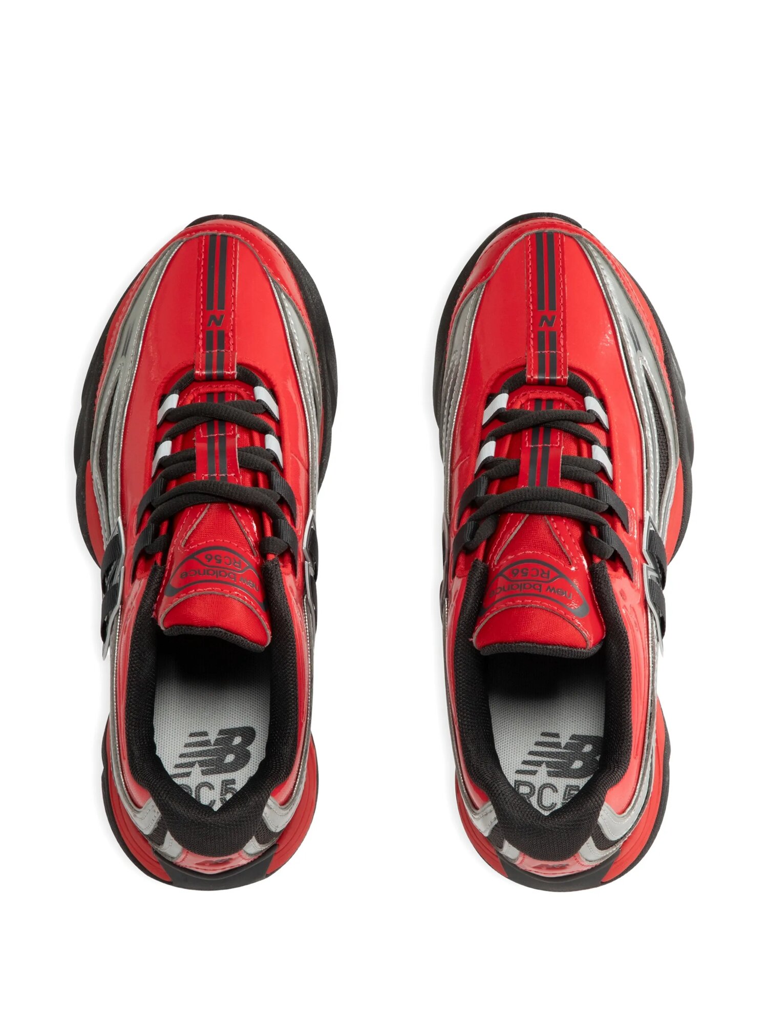 Кроссовки New Balance RC56 logo-patch sneakers, размер 11,5 US, red — фото 1