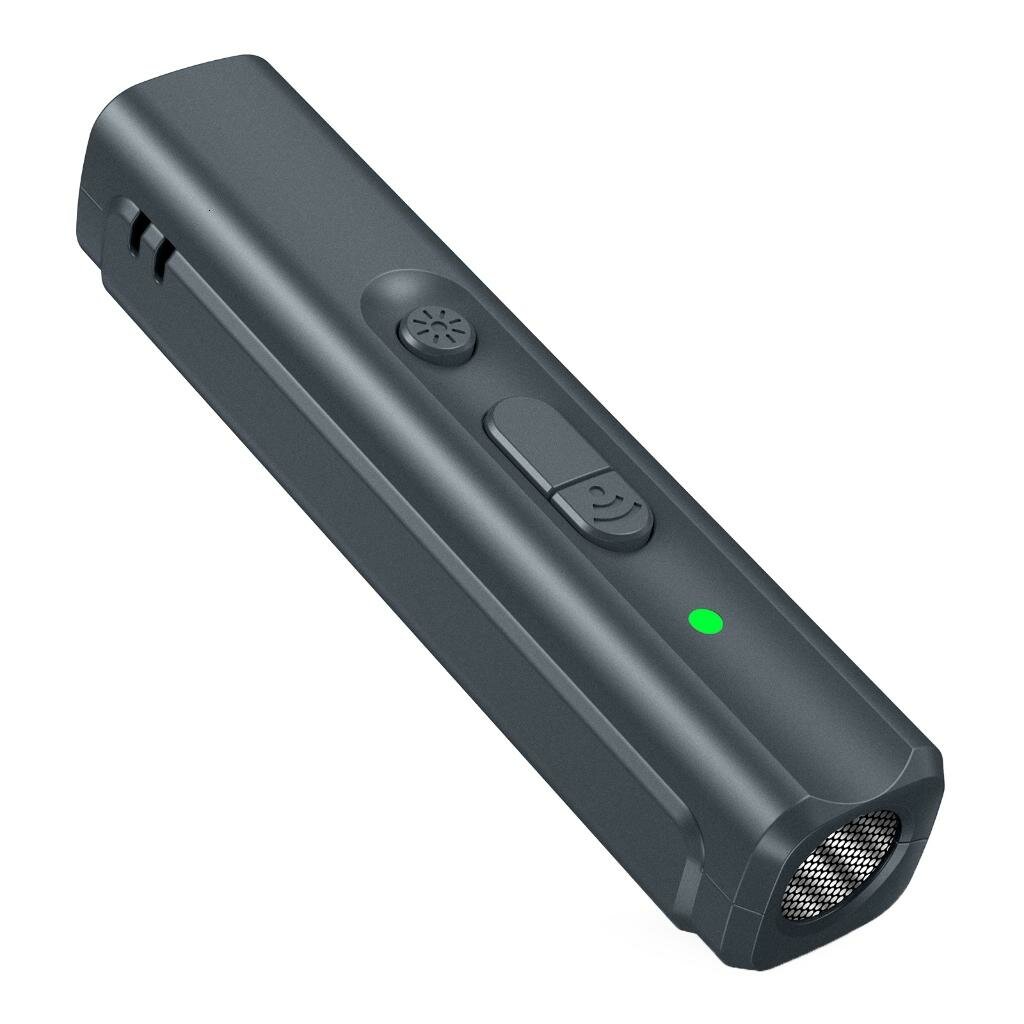 USB-заряжаемый ультразвуковой отпугиватель лая для собак, Черный