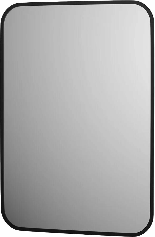Зеркало Evoform Colora BY 0434 50x70 50 см, черное, в современном стиле, зеркало настенное в ванную