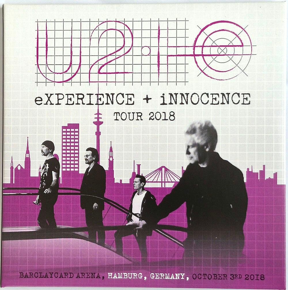 U2 - LIVE IN HAMBURG Germany 2018 eXPERIENCE + iNNOCENCE Tour 2 CD (компакт диск, концерт)
