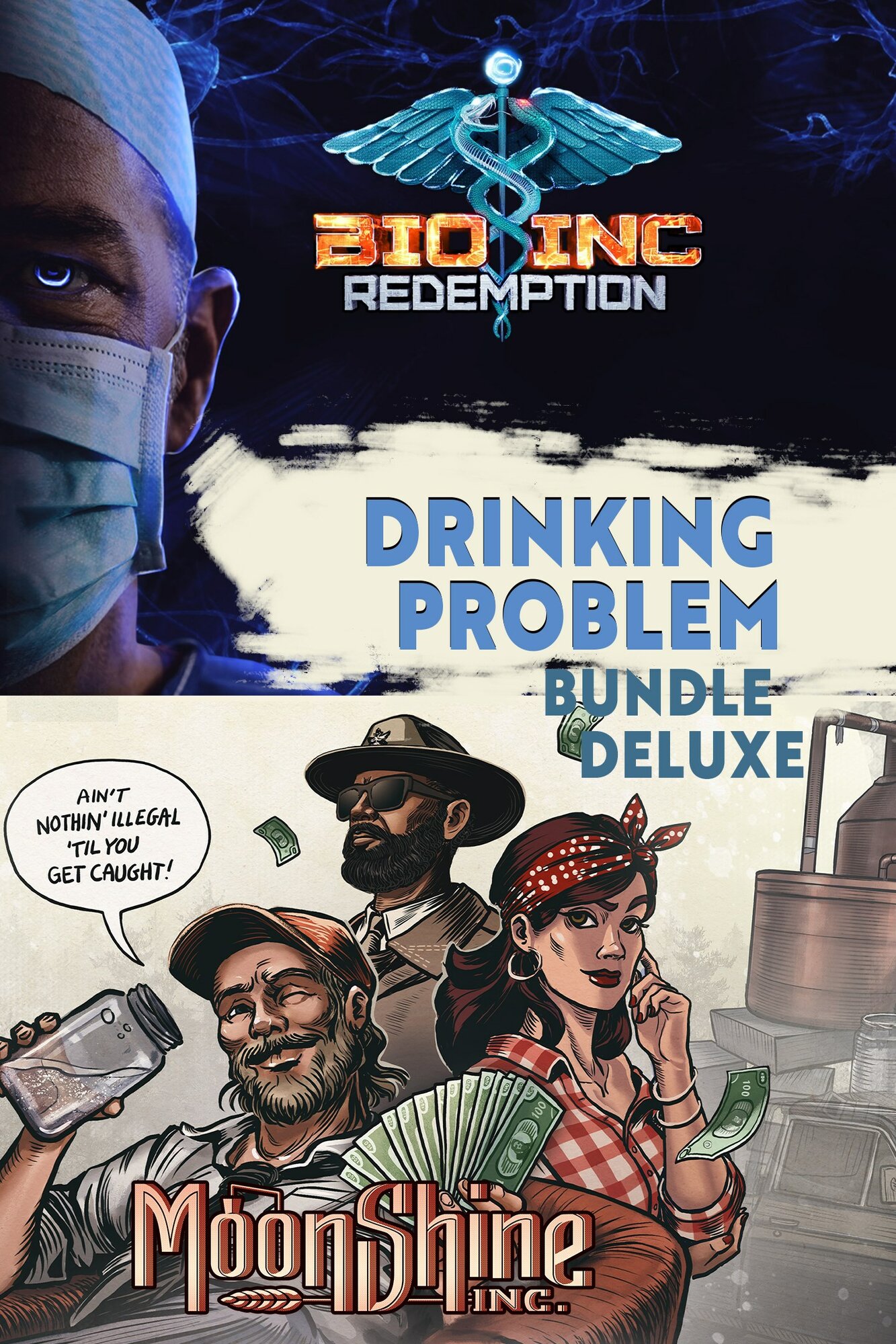 Moonshine Inc. + Bio Inc. Redemption - Drinking Problem Deluxe Bundle — ключ активации Xbox / Microsoft Store · Xbox One, Xbox Series X|S · цифровой ключ · любой регион