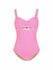 Купальник 5PENING Gingham cut-out swimsuit, размер 42, розовый