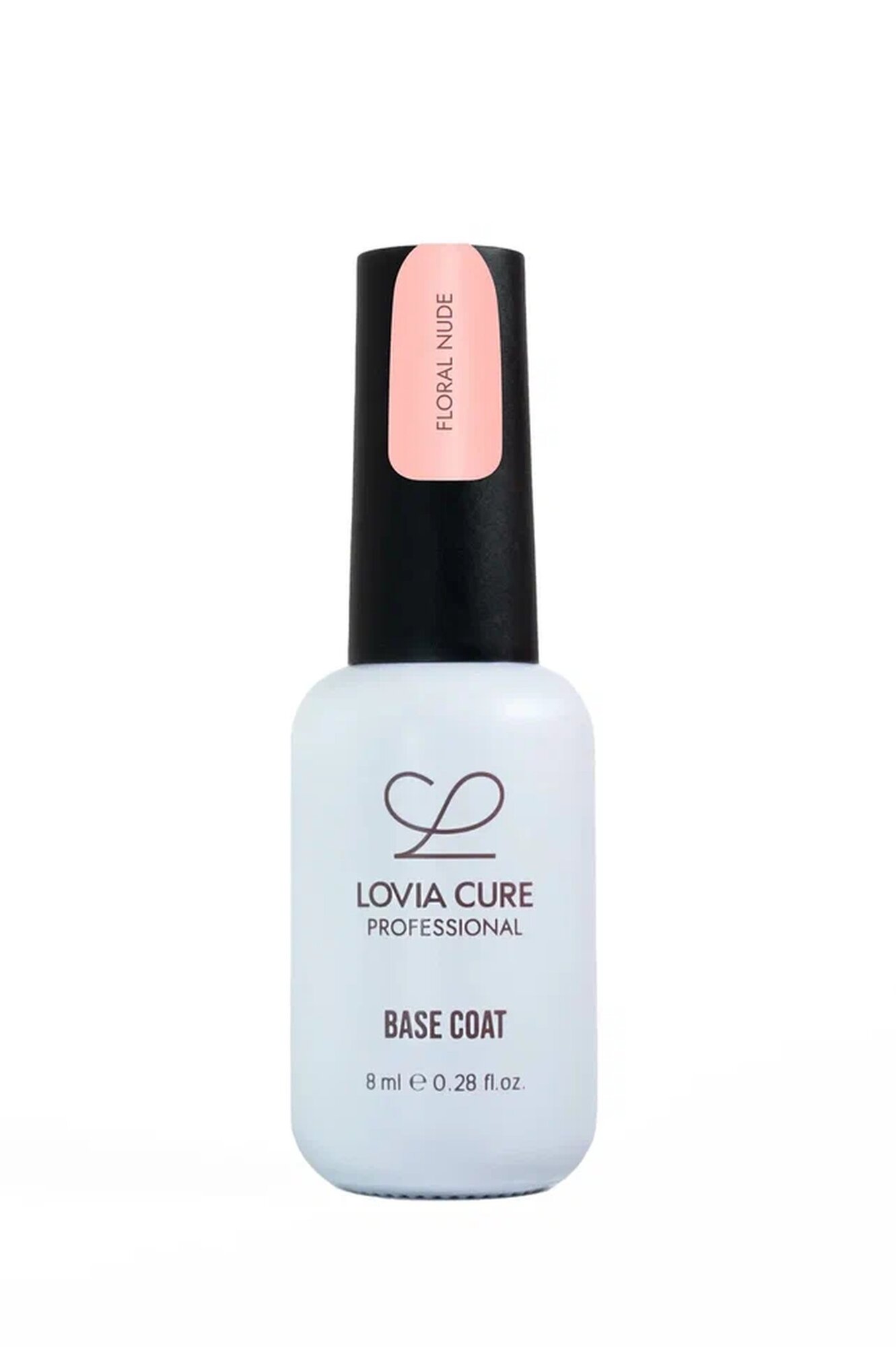 База Файбер розовый нюд UV/LED Fiber Base Floral Nude 8 мл, LOVIA CURE
