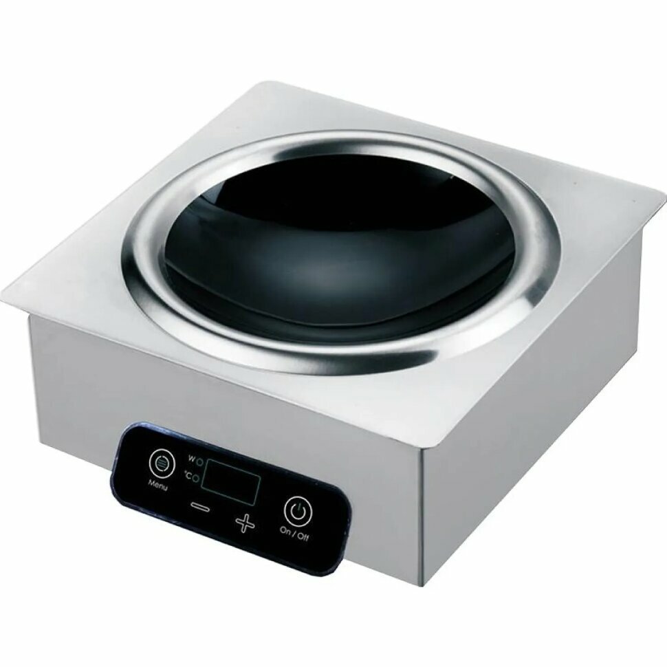 Плита индукционная HURAKAN HKN-ICB35W WOK (встраиваемая), 1587146