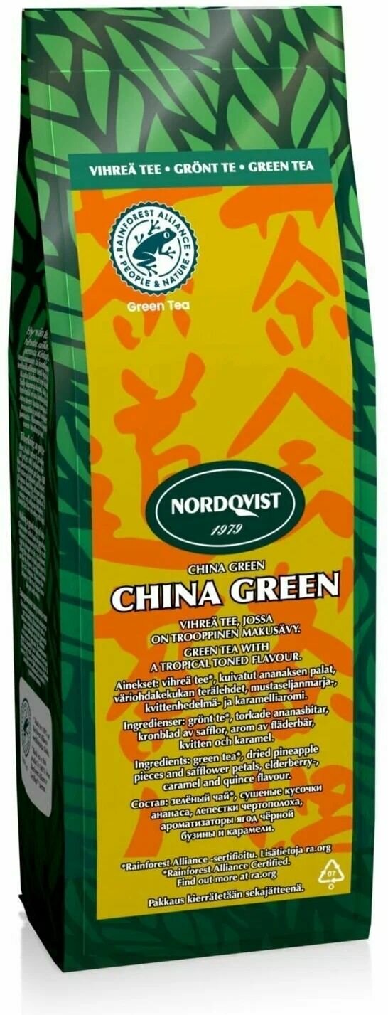 Зеленый чай Nordqvist "Китай" 100 гр.