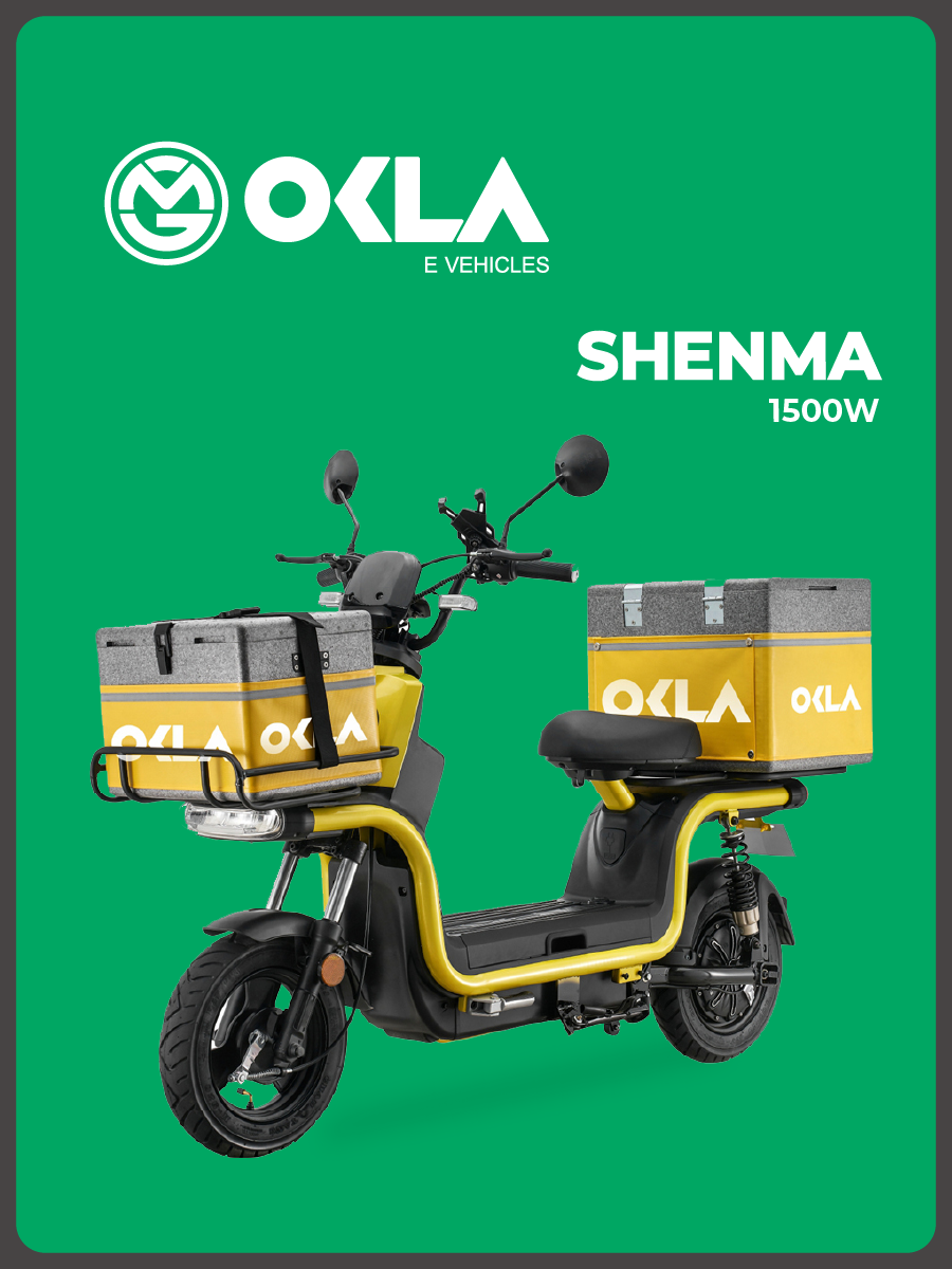 Электроскутер OКLA SHENМA - Yellow -1500W