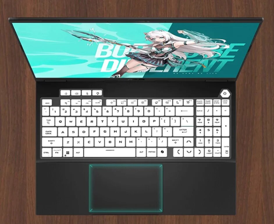 Силиконовый чехол для клавиатуры HP, цвет Gradualskyblue