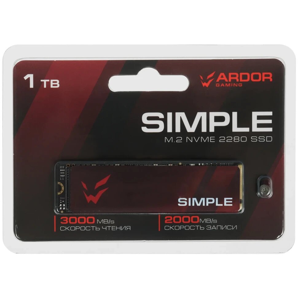 1024 ГБ M.2 NVMe накопитель ARDOR GAMING Simple SI1024QSHI
