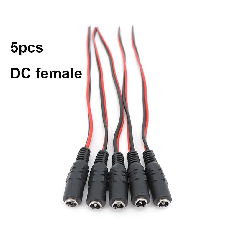 Удлинительный провод DC 12В 5,5x2,1 мм 25см