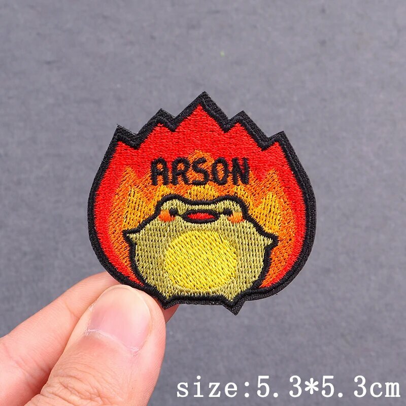 Нашивка Arson с вышивкой, 5.3*5.3 см, PE12477CT