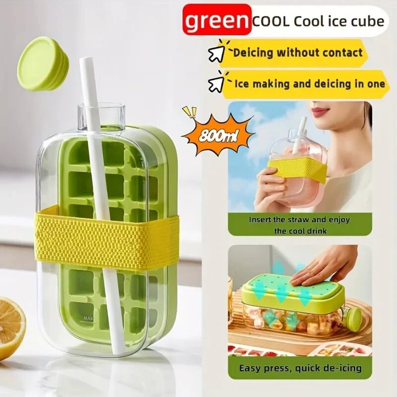 Форма для льда Green 800 мл, зеленый