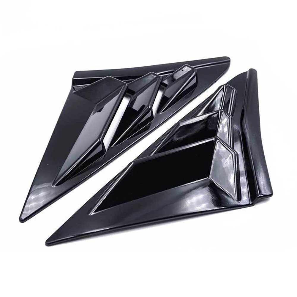 Накладки на боковые окна Glossy Black для Honda Civic Type R 2019-2021