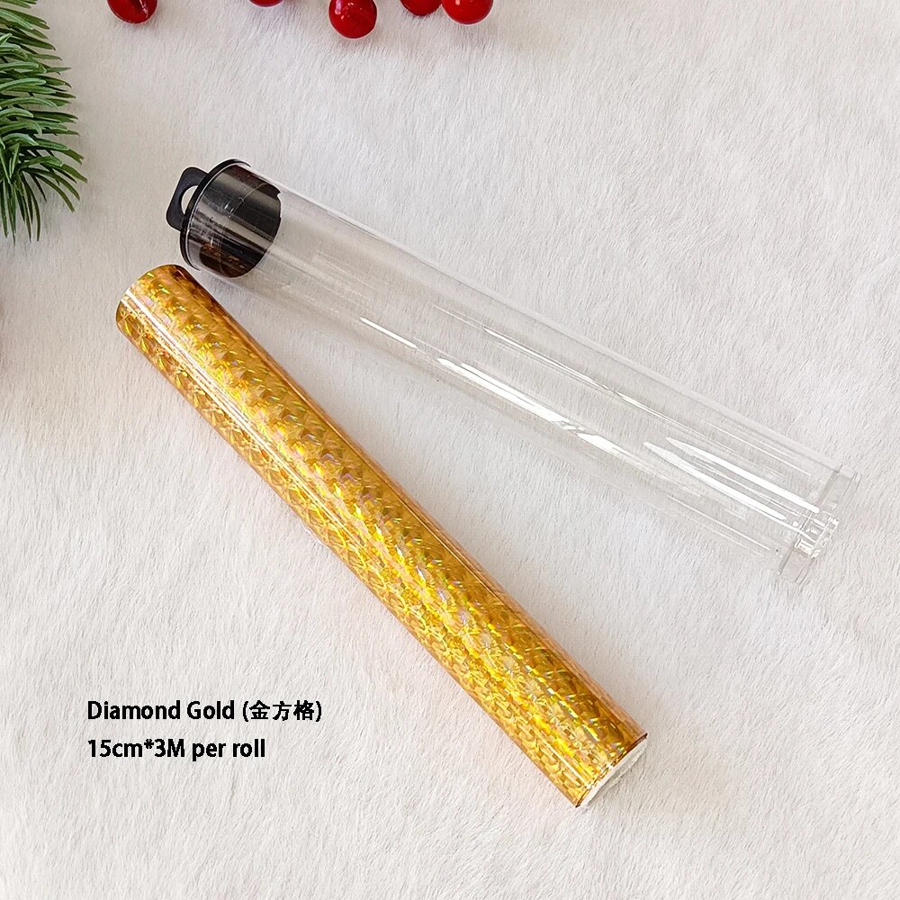Фольгированная пленка Diamond Gold для тиснения, 3 м