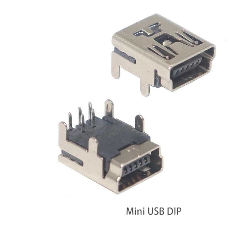 Mini USB Type B Female Socket, 20PCS