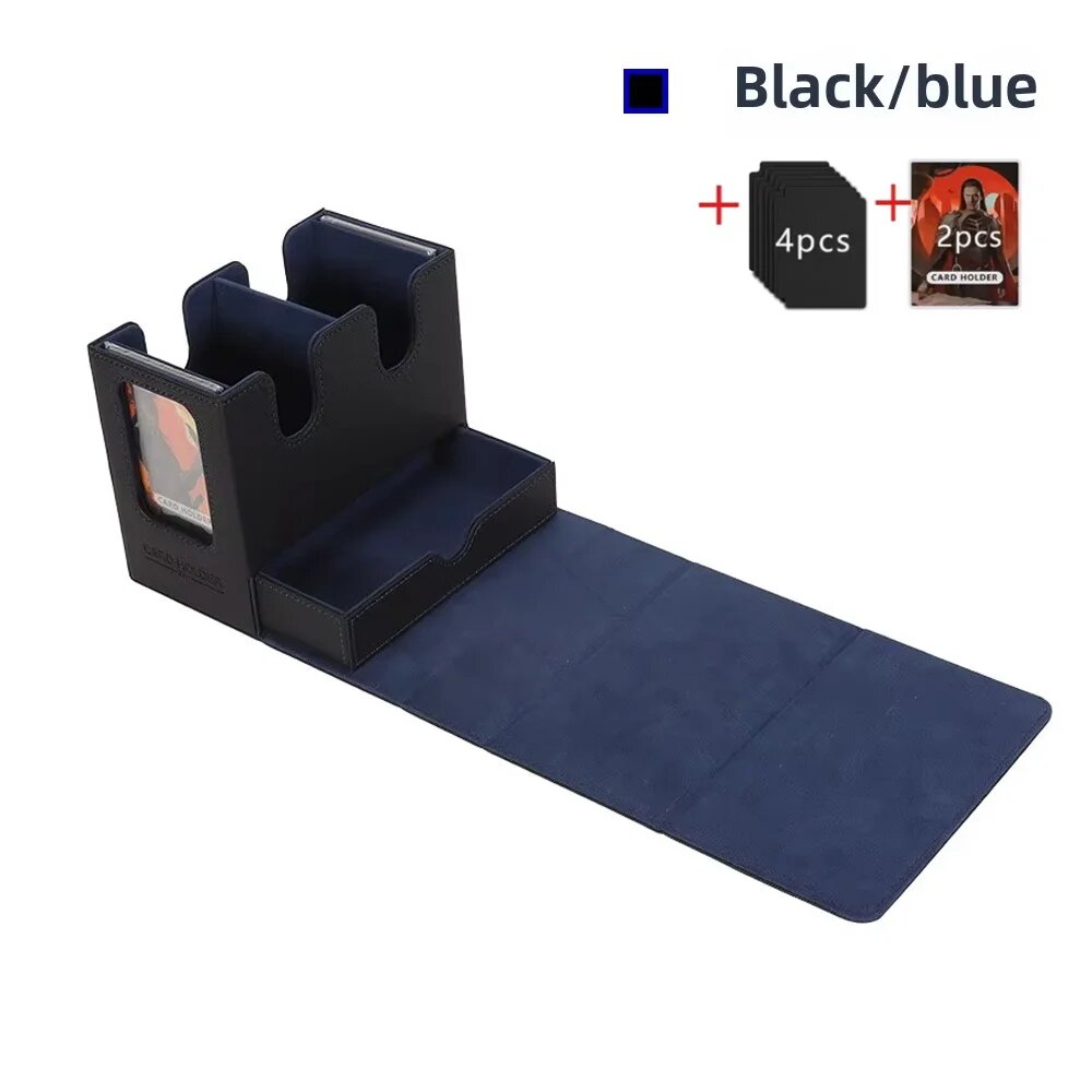 Коробка для карт Commander RyshePro C63 200+ шт. Темно-синий, Black blue