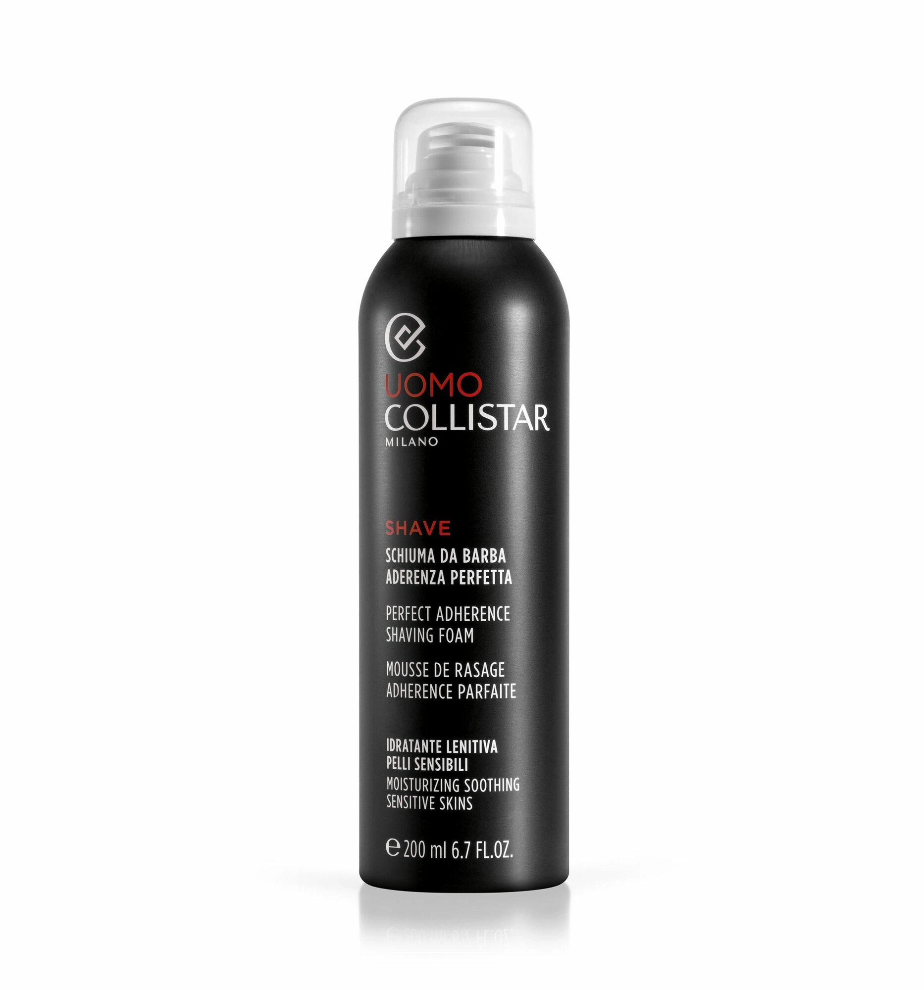 Collistar - Uomo Perfect Adherence Shaving Foam Sensitive Skins Пена для бритья для чувствительной кожи 200 мл
